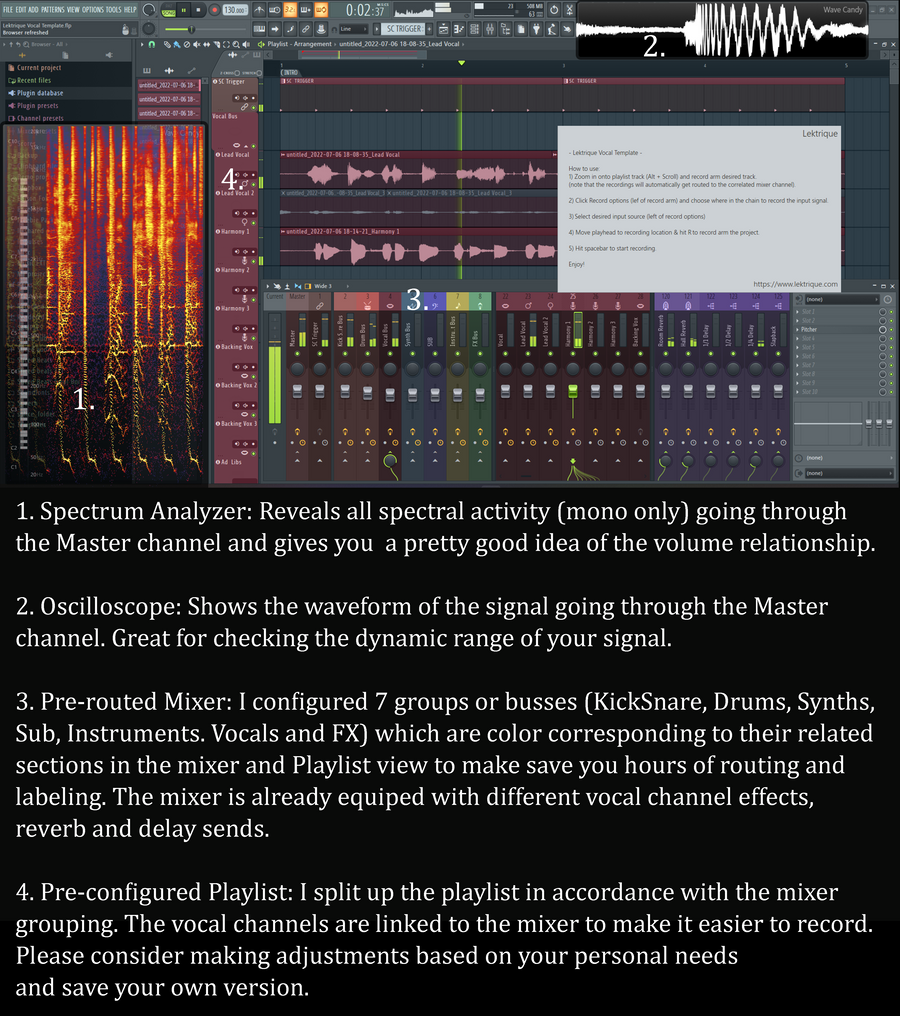 FL Studio Vocal Template – Lektrique